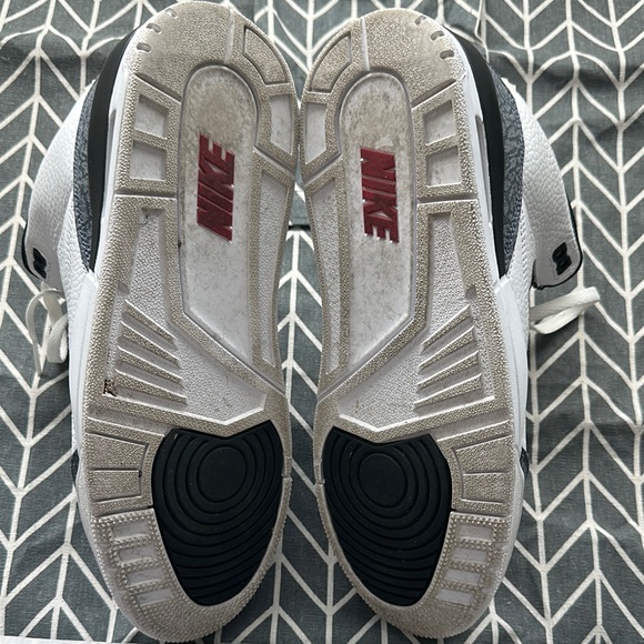 Nike | Shoes | Nike Air Jordan 3 Fire Red Denim | Poshmark